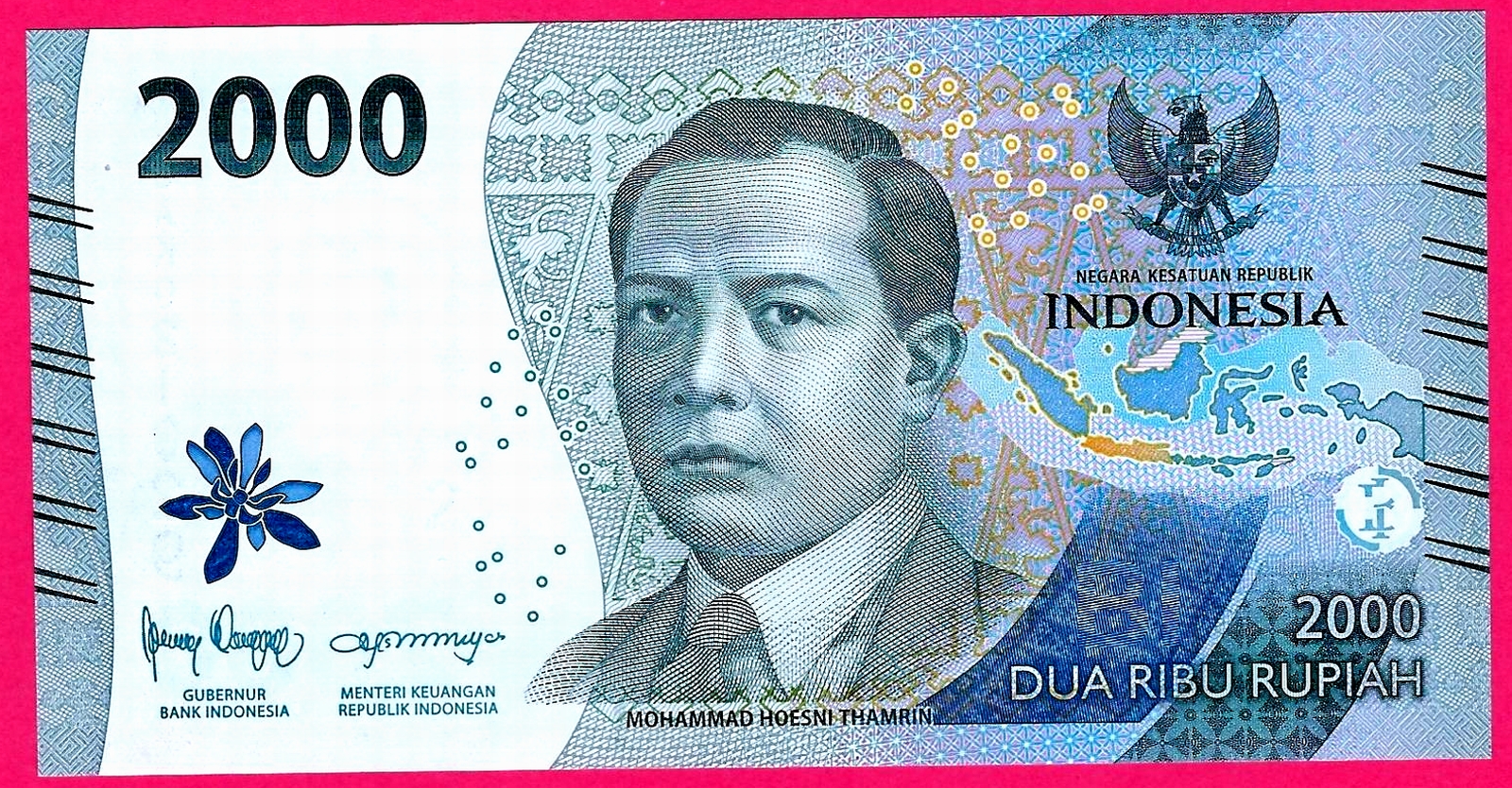 Indonesia 2000 Rupiah P New 2022 UNC New Design - trakyakoleksiyon.com