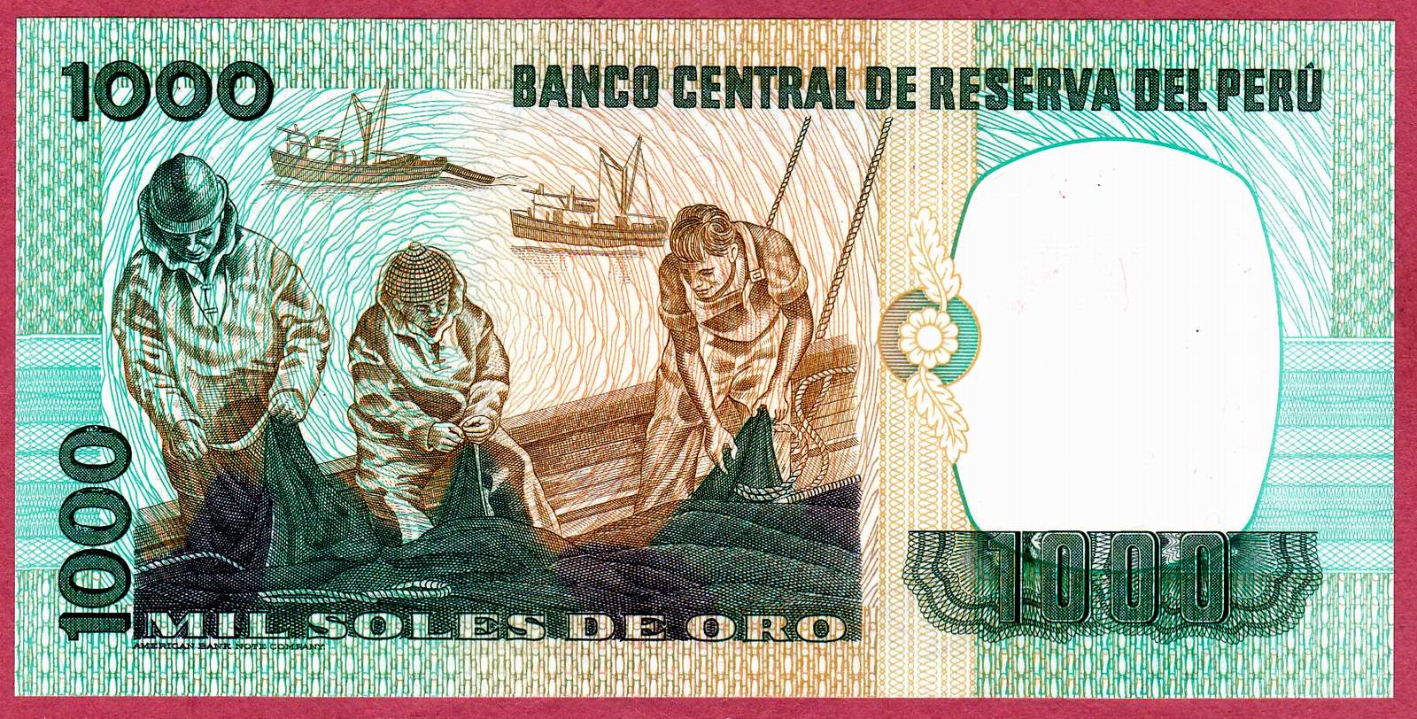 PERU 1981 YILI 1000 SOLES ORO ÇİL - trakyakoleksiyon.com