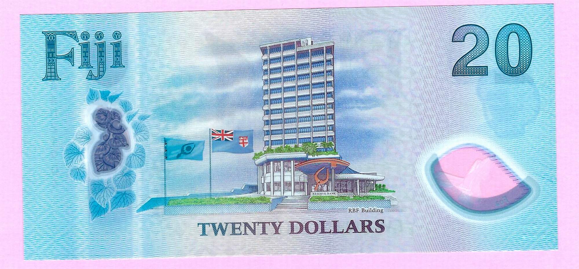 Fiji 20 Dollars 2026 2025 P NEW Polymer Deisgn UNC (TK 19 181 ...