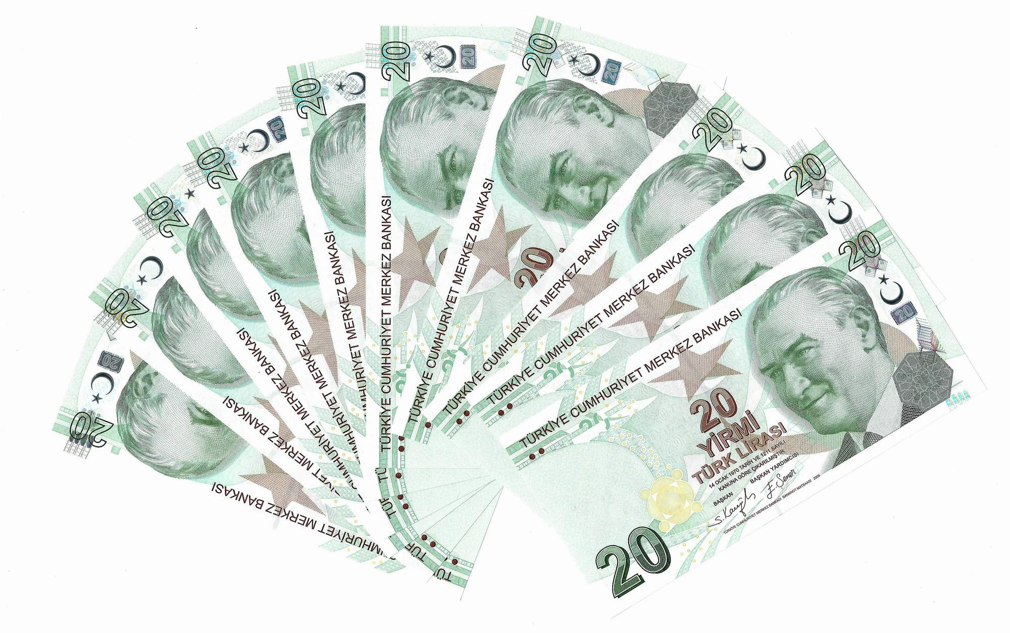 TURKEY 9. EMS.20 TL PREFIX G132 100001-02-03-04-05-06-07-08-09-10 2023 ...